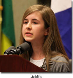 14-Year-Old Lia Mills tells Pro-Life Conference, 'I have learned to ...