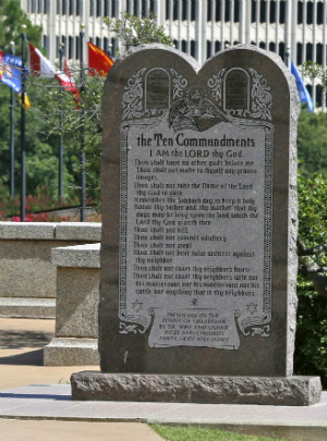 Ten Commandments monument at Oklahoma capitol ordered removed but one ...