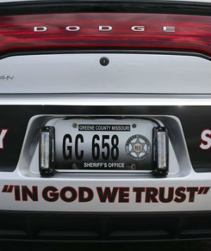 Sheriff fights back at atheist's demand to remove 'In God We Trust ...