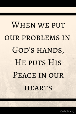 Your Daily Inspirational Meme: His Peace in Our Hearts - Socials ...