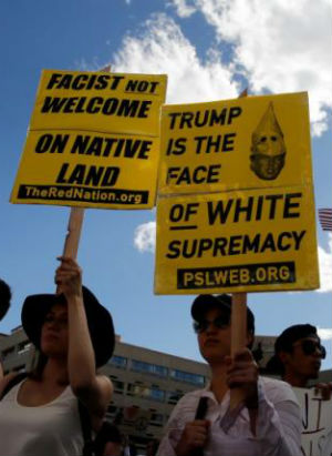 Violent riot erupts at Trump rally in New Mexico - U.S. News - News ...