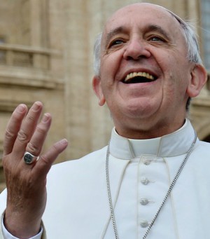 smiling pope