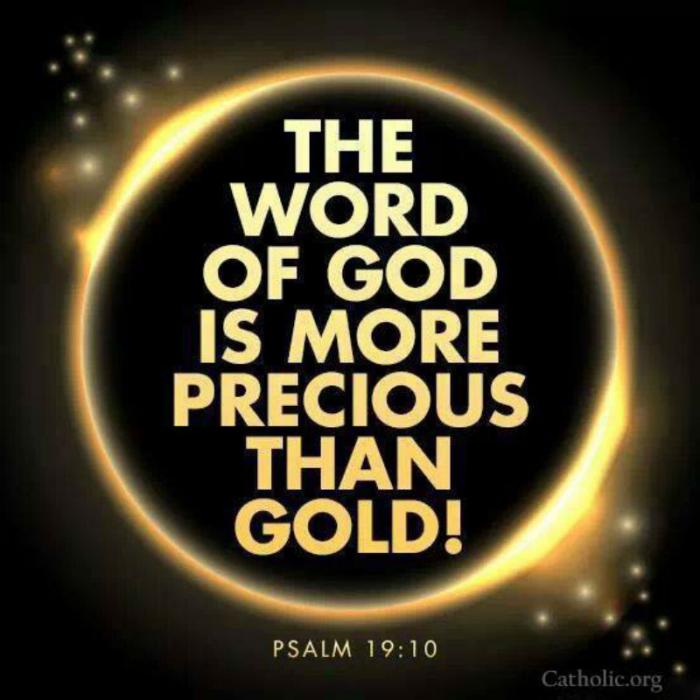 Your Daily Inspirational Meme Psalm 19 10 Socials Catholic Online